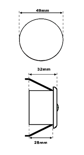 CAN-DALI-PIR-Dimensions - Advanced Lighting