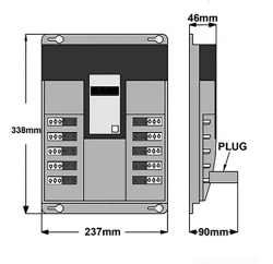 Dali-Broadcast-LCM10-Dimensions - Advanced Lighting